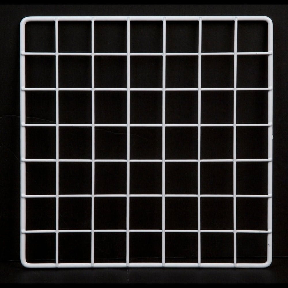 Econoco - GS14/W - 14" x 14" Epoxy Coated White Wire Grid Cubbies ...