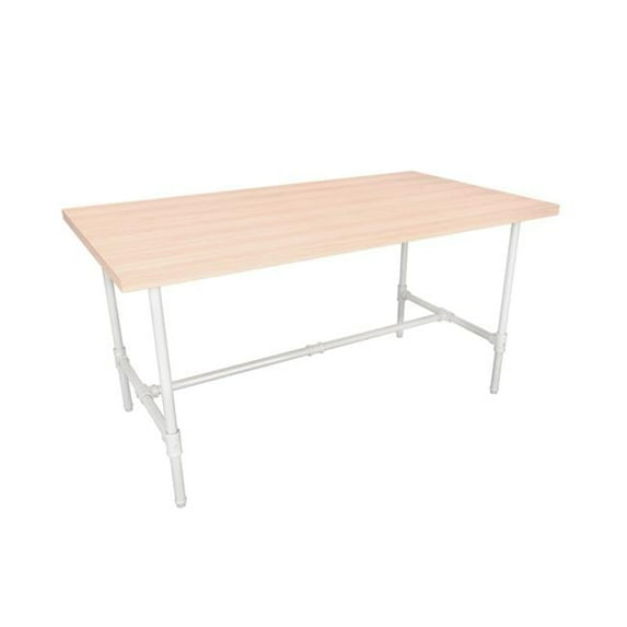 Econoco PSNTLWOAKSET Pipeline Large Nesting Table for White Frame Plus ...