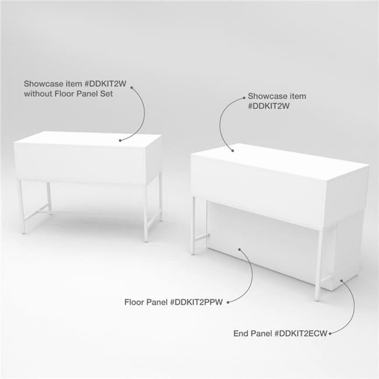 Econoco DDKIT2PPW Privacy Panels for Deluxe Display Table Storage ...