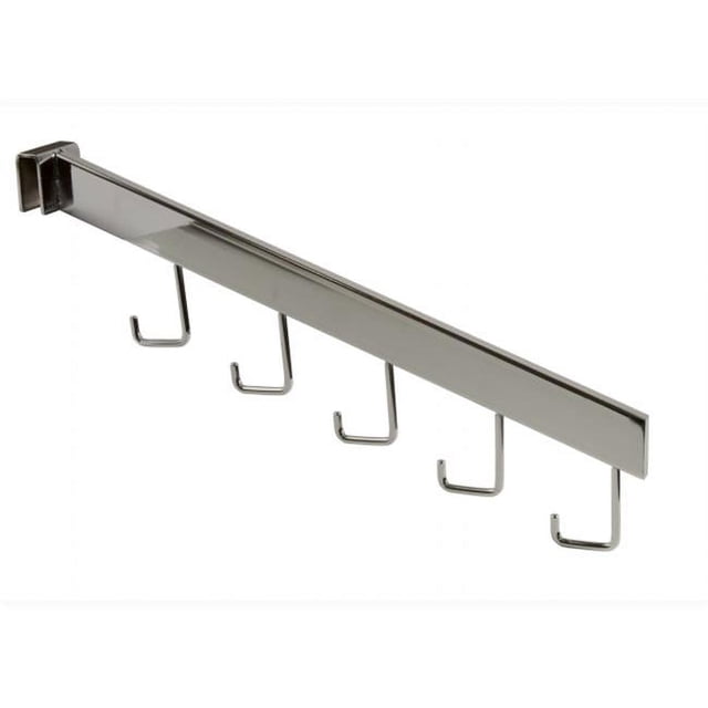 Econoco - RH/5H - 18" 5-Hook Chrome Rectangular Tubing Waterfall ...