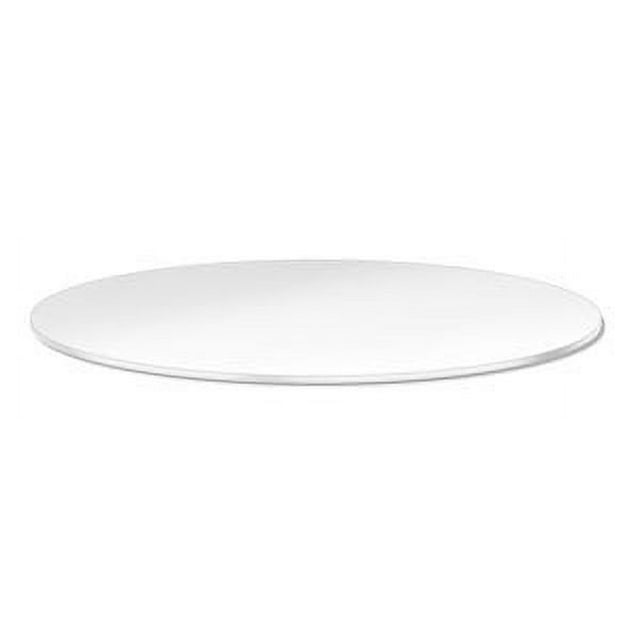Econoco - ROUNDS - 30" Diameter White Melamine Shelf for Folding Round ...