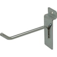 Econoco Slatwall Deluxe Hooks, 4 Inch Display Hooks for Slatwall Panels ...