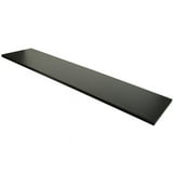 Econoco SltWll Shelf,Melmn;Wood,LdCap: 85 lb,PK4 PW/1248BK - Walmart.com