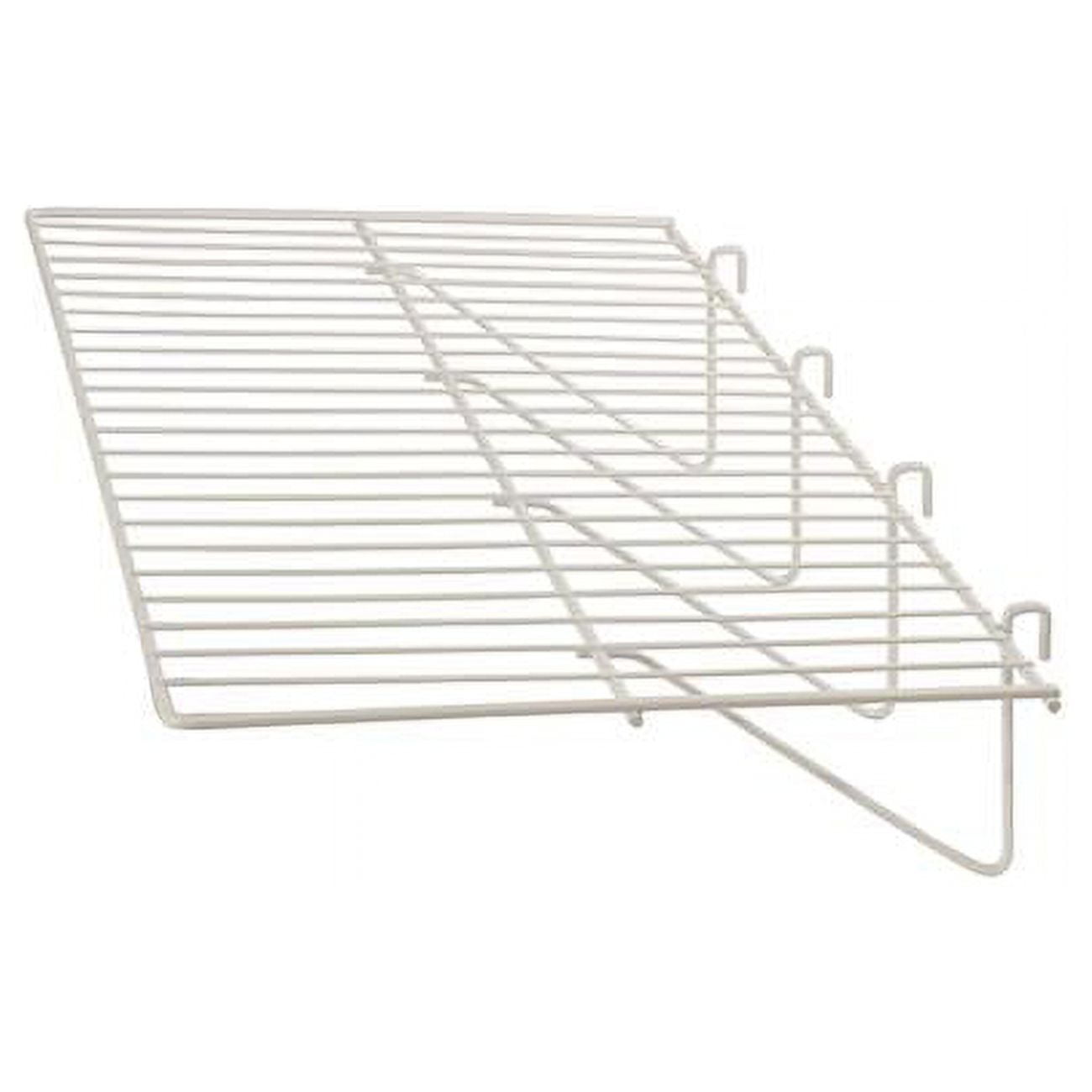 Econoco WTE-2412 12 x 23.5 in. Straight Shelf White Pack of 6 - Walmart.com