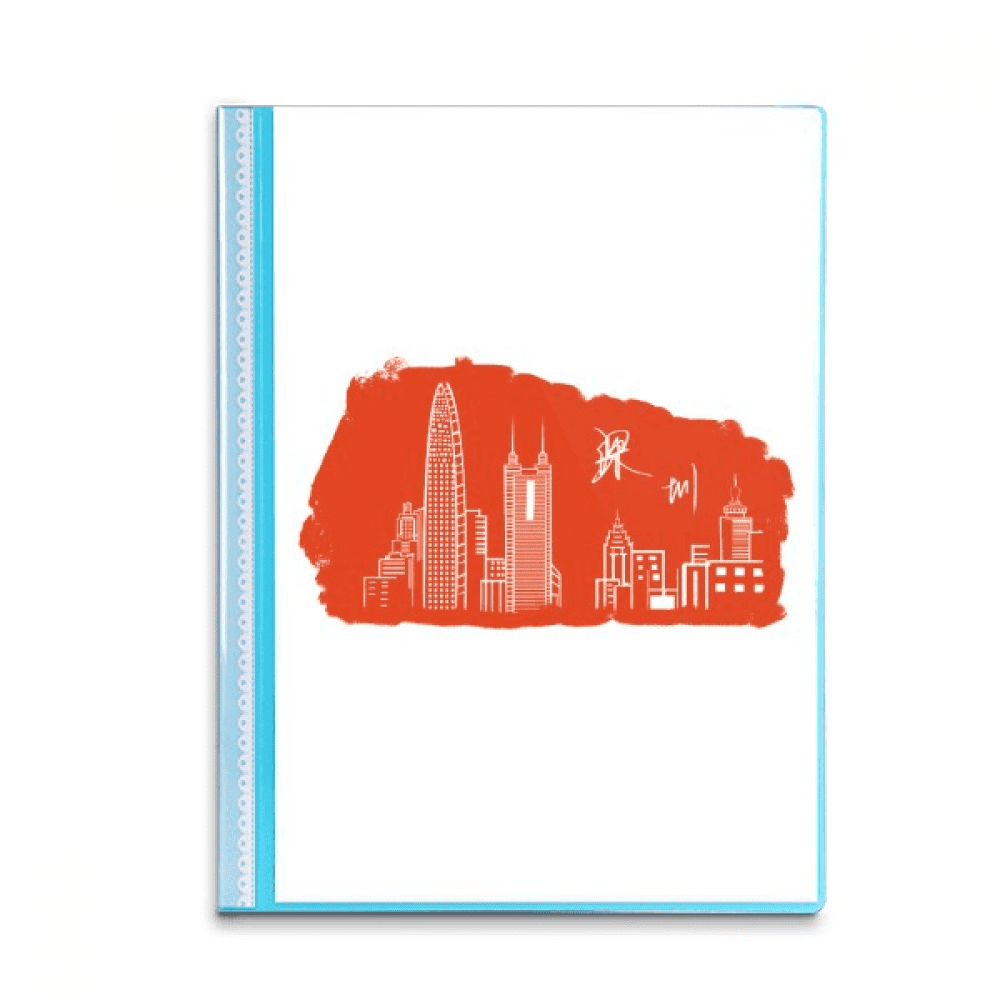 Econocs Town China Canton Book Sheet Protectors Portfolio Binder Folder ...