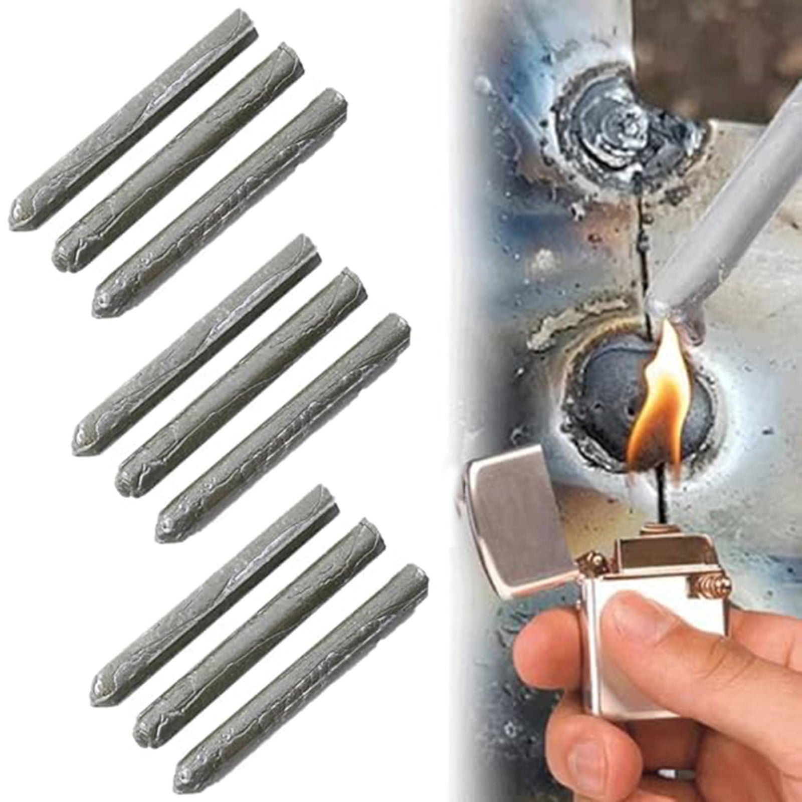 Economical 9PCS Stainless Steel Welding Rod Melting Point Mobilized Low ...