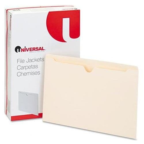 Universal UNV72500 Economical File Jackets - Legal Size, Manila (100 ...