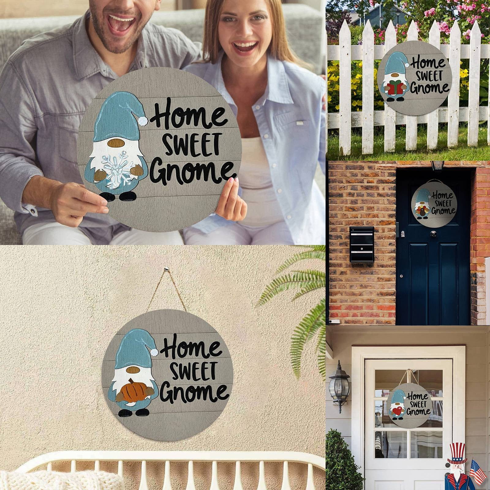 Economical Replaceable Door Sign Welcome Festival Door Sign Hanger ...