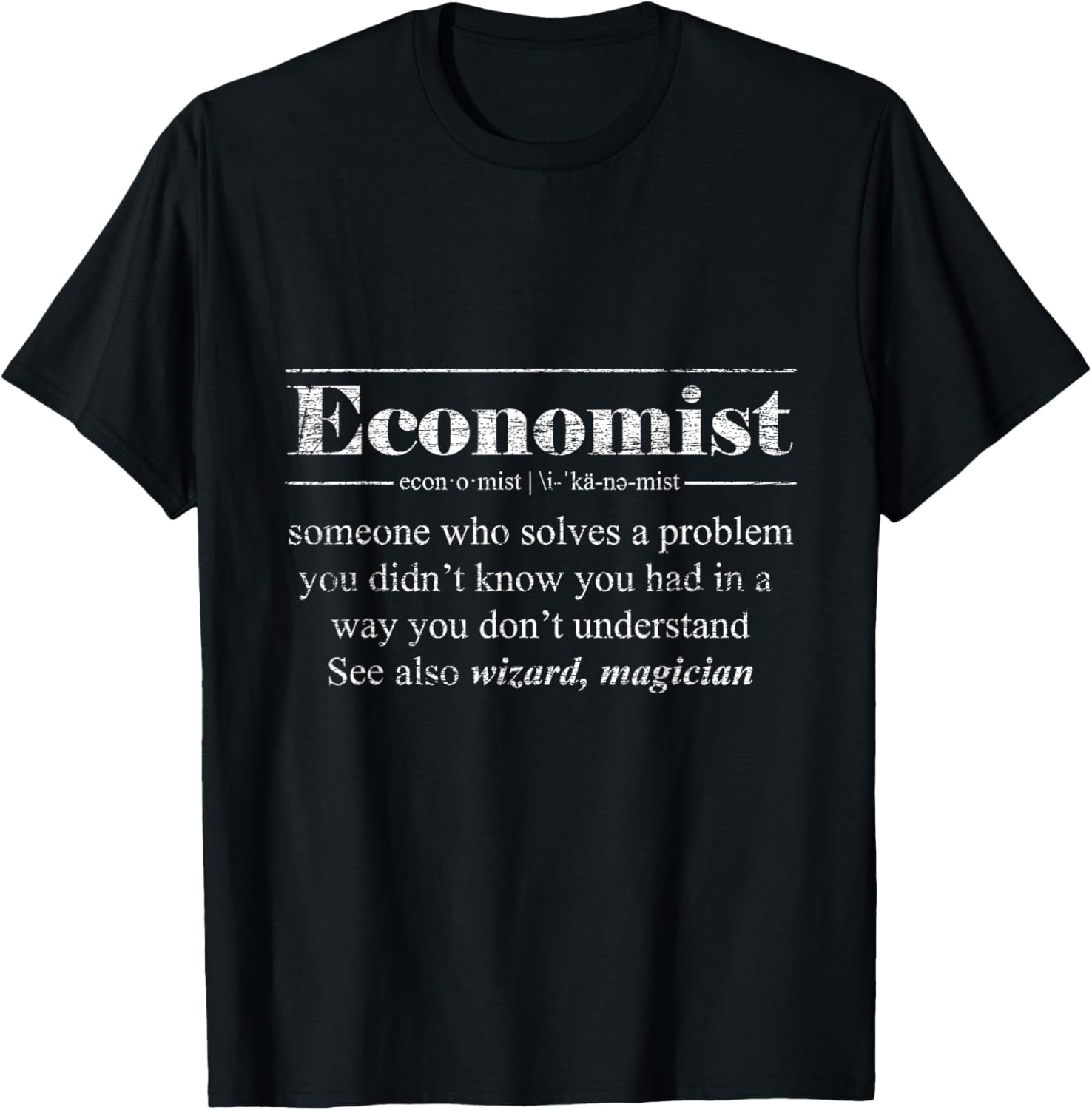 Economics Student Gift Idea Definition Math Economist T-Shirtmen and ...