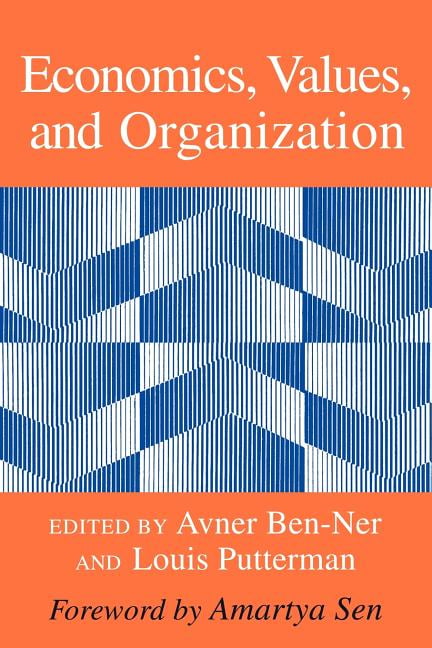 Economics, Values, and Organization, (Paperback) - Walmart Business ...