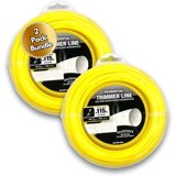 Economy .115" Trimmer Line, 97ft | Yellow Round Polymer | Residential ...