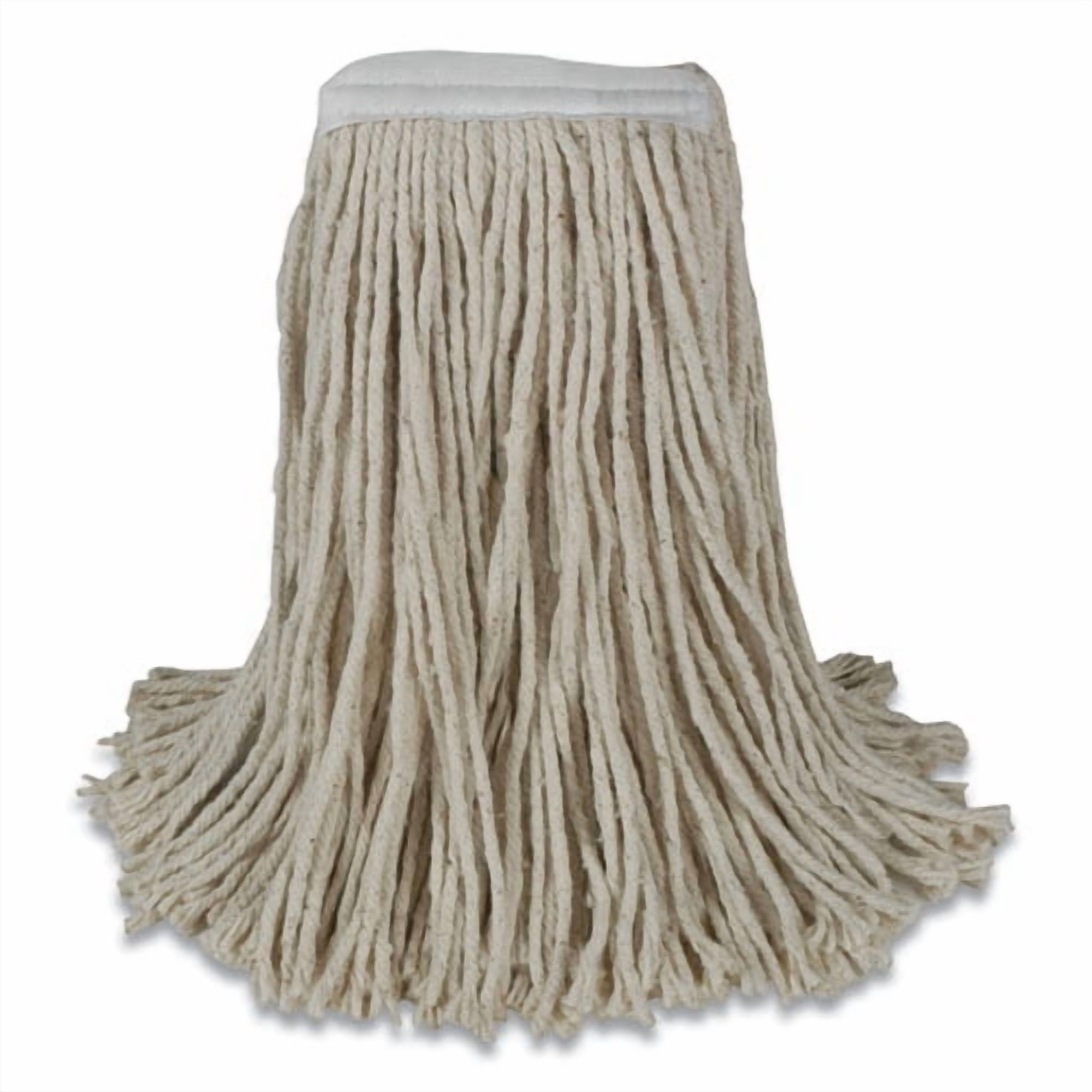 Economy 53 Series Mop Head, 16 Oz, Cotton, Natural | Bundle of 5 ...