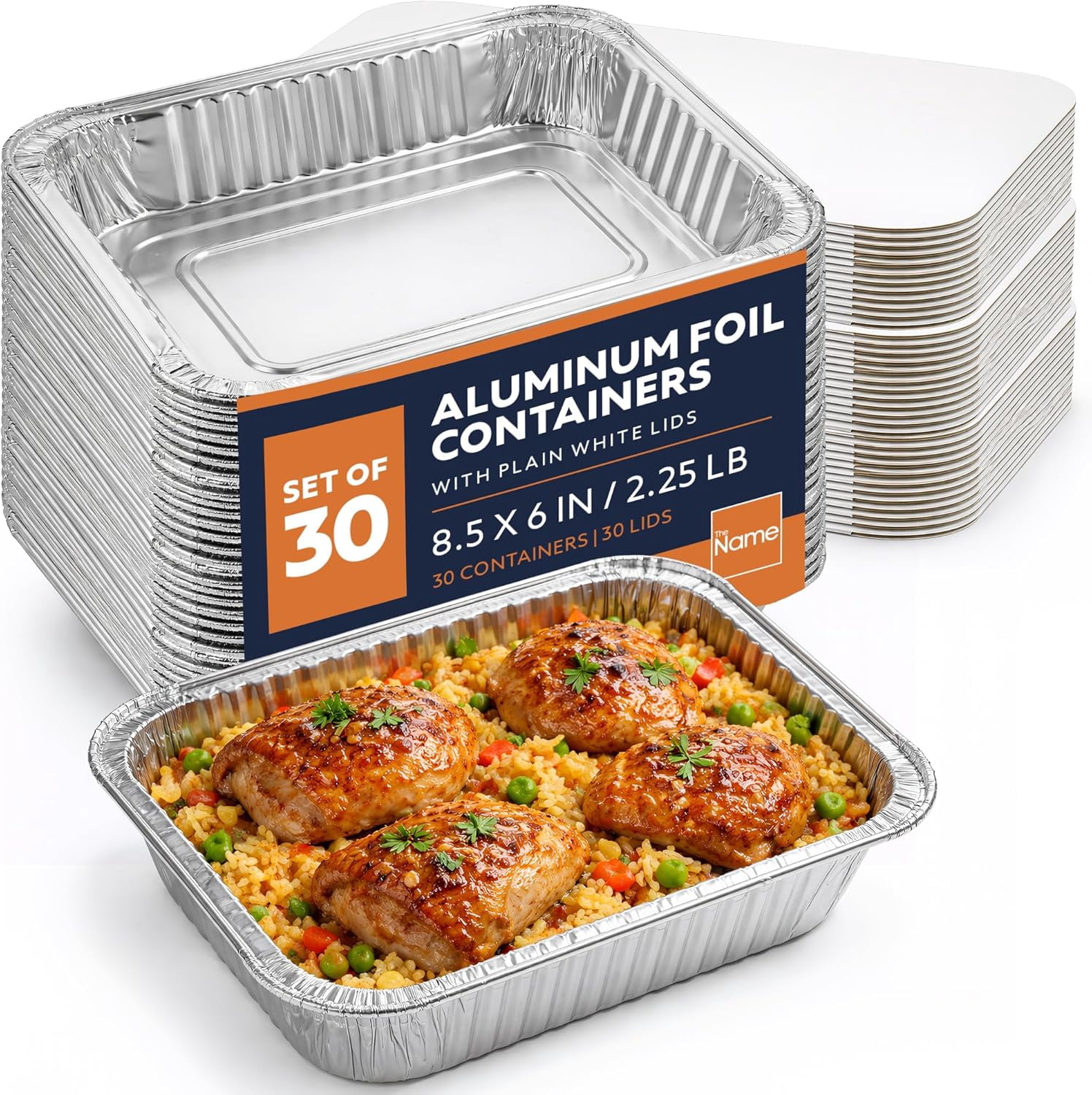 Economy Aluminum Disposable Pans - Oven Safe Foil Steam Pans for ...