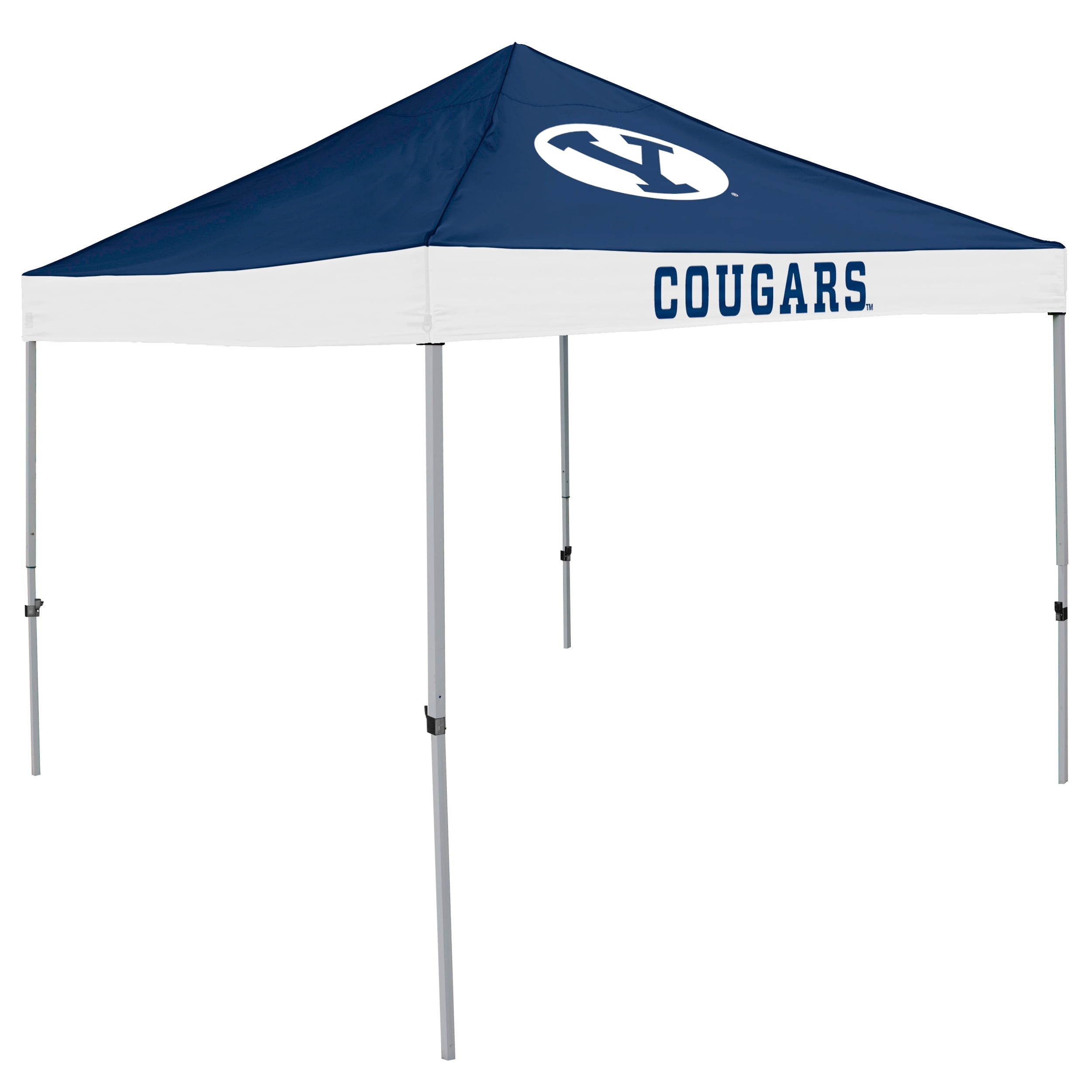 Brigham Young Cougars Economy Tailgate Tent 9x9 ft Steel Frame Water ...