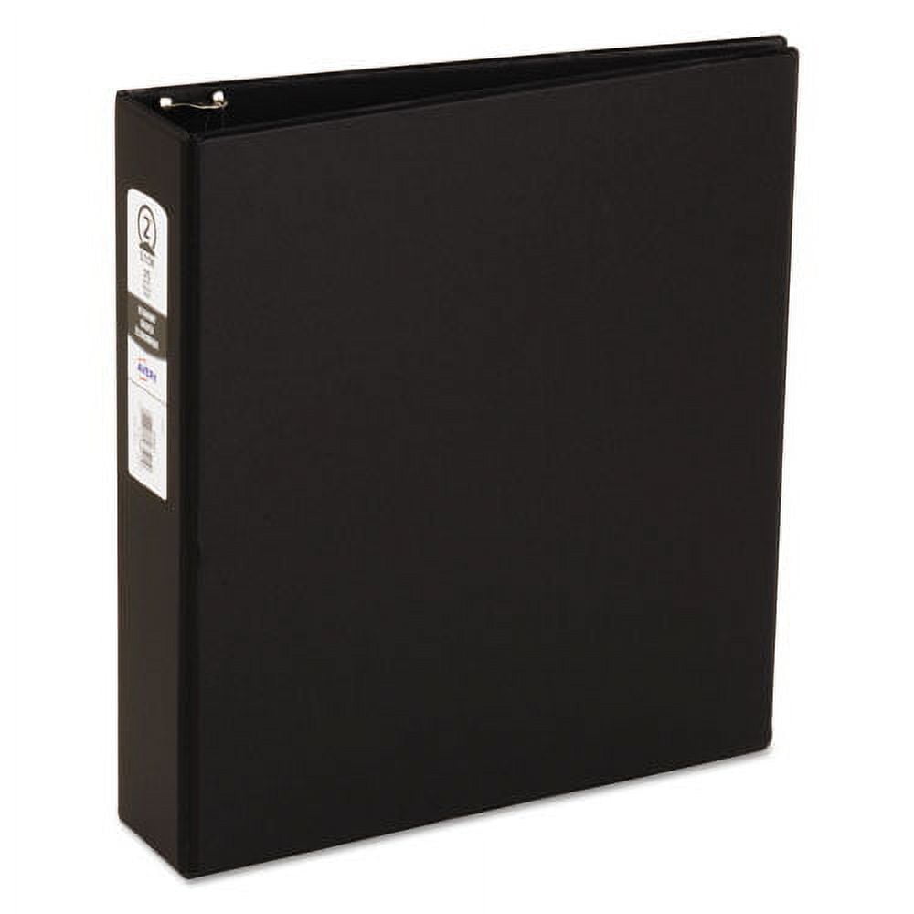 "Economy Non-View Binder With Round Rings, 3 Rings, 2"" Capacity, 11 X ...
