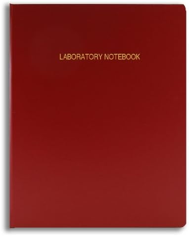 Economy Red Lab Notebook - 168 Pages (Grid Format), 8 7/8'' x 11 1/4 ...