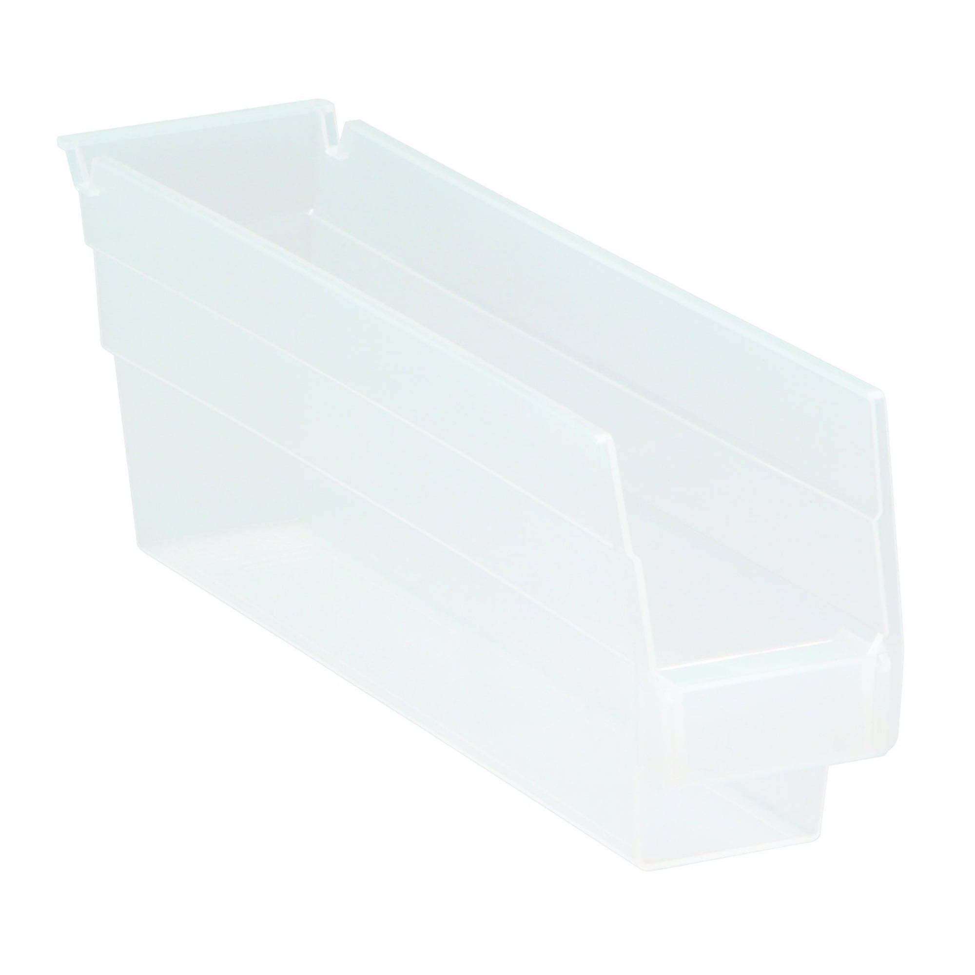 Quantum Storage Systems Shelf Bin,Clear,Polypropylene,4 in QSB100CL ...