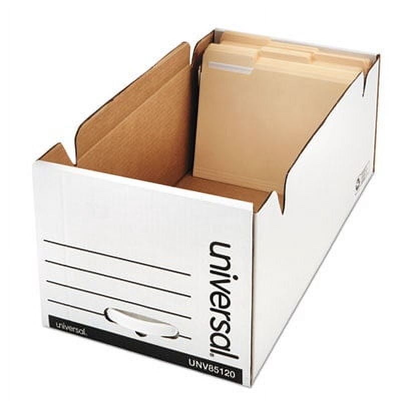 Universal® Economy Storage Drawer Files, Letter Files, White, 6/carton ...