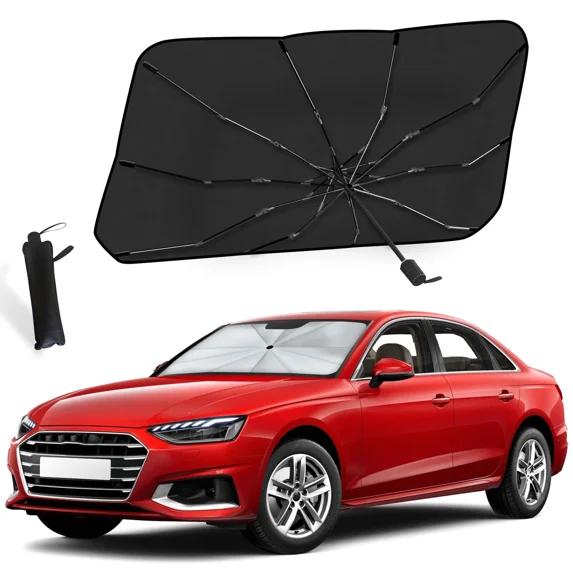 Econour Car Windshield Sun Shade | Foldable Car Umbrella Sun Shade ...
