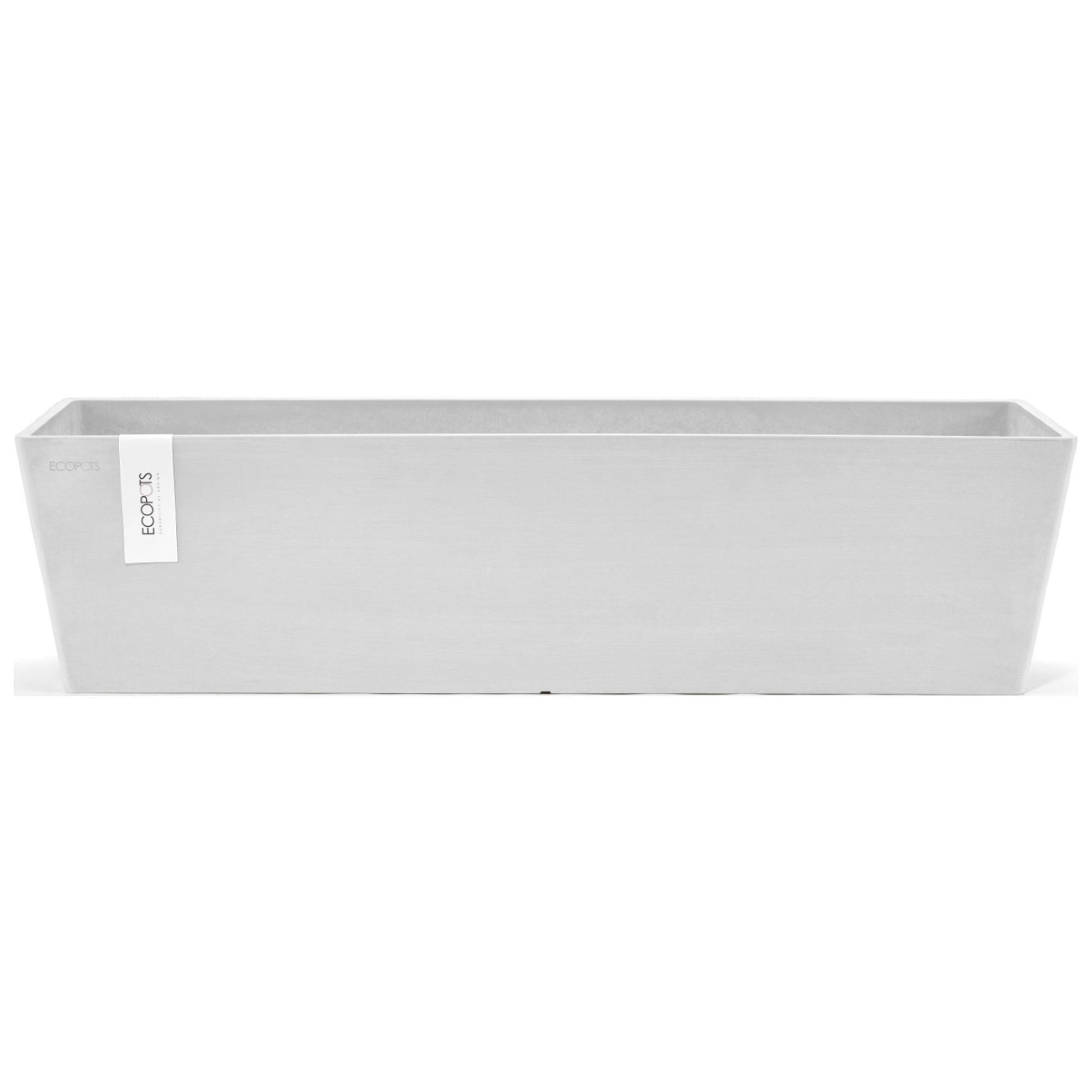 Ecopots Bruges Durable Modern Rectangular Indoor/Outdoor Recycled Based ...
