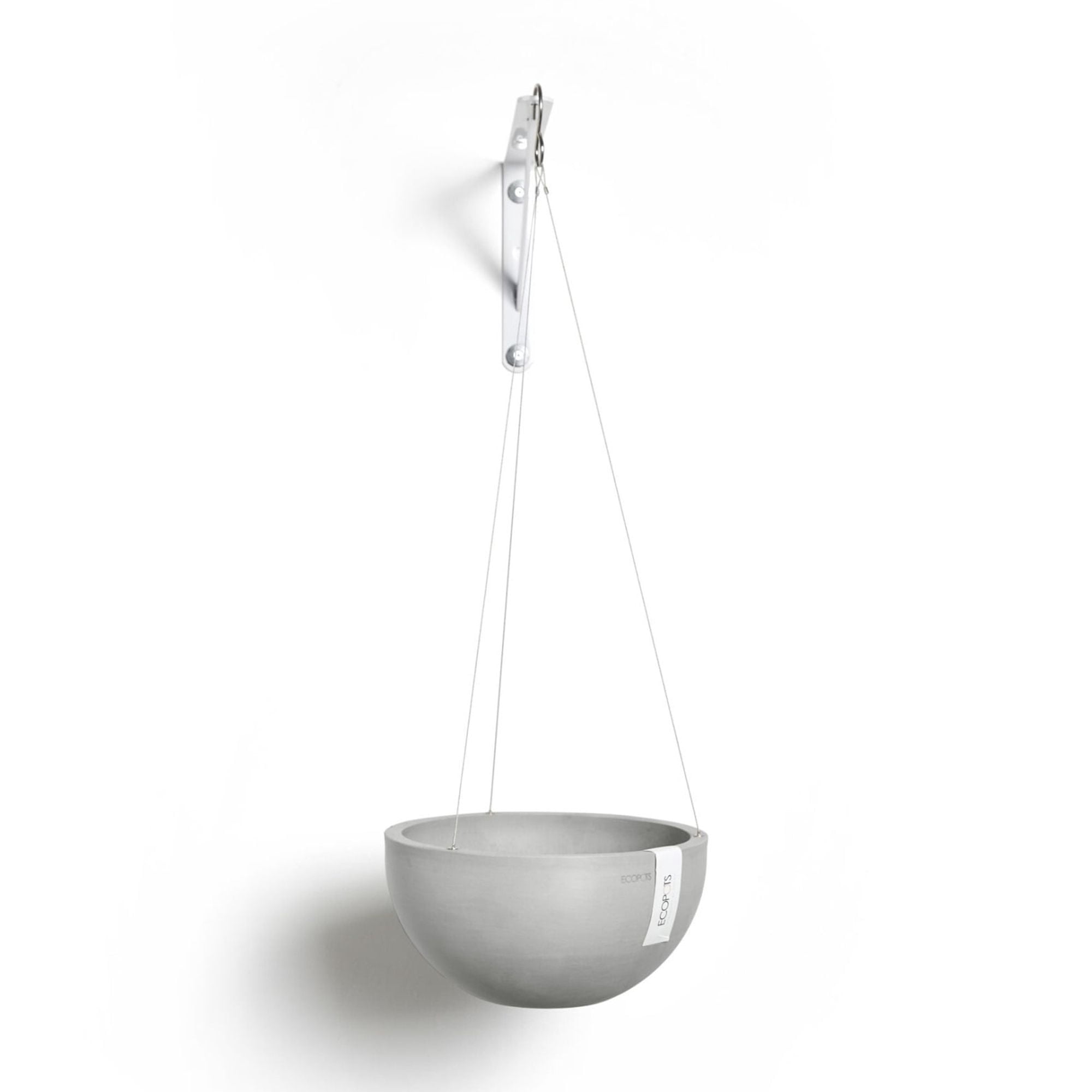 Ecopots Hanging Brussels Durable Modern Round Indoor/Outdoor Recycled ...