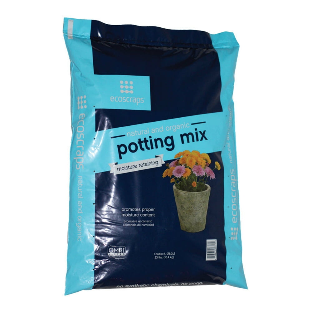 Ecoscraps, Inc. -Organic Moisture Retaining Potting Soil 1 Cubic Foot ...