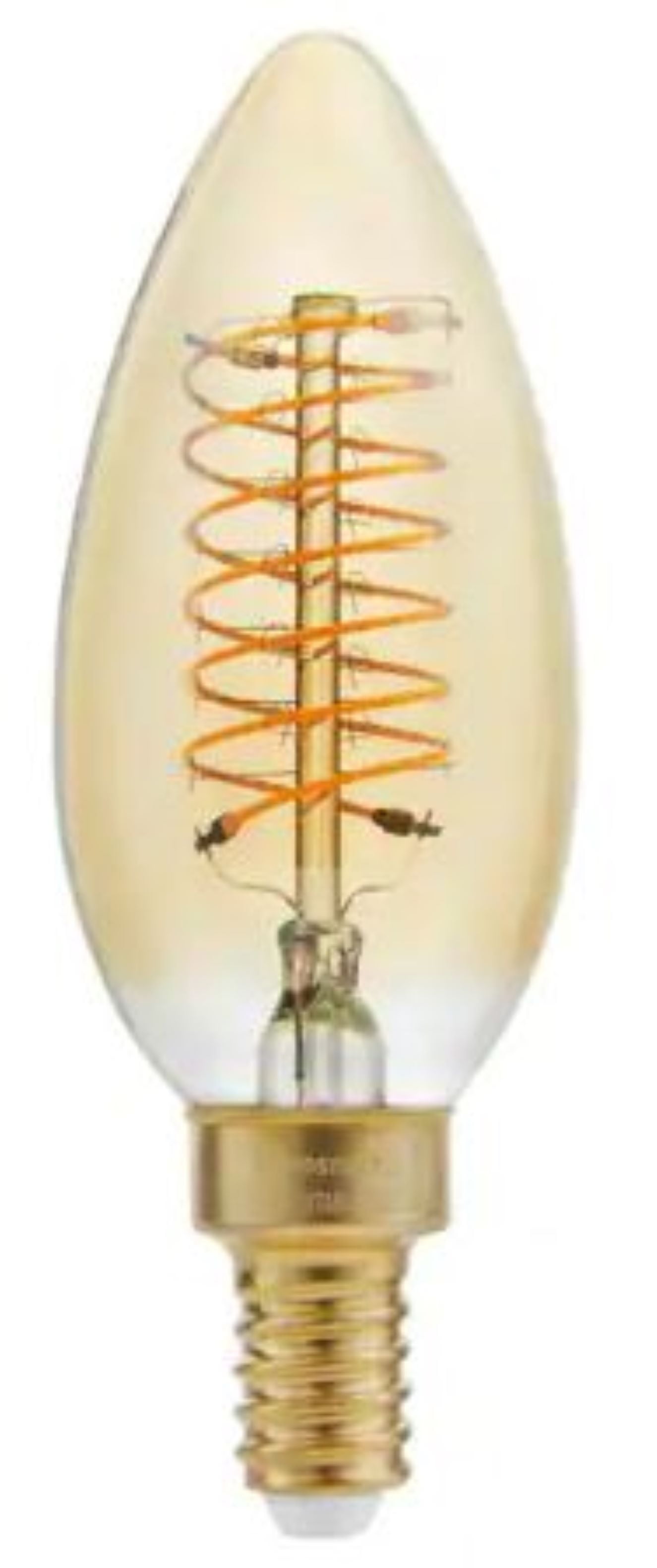 Ecosmart 60-Watt Equivalent B11 Dimmable E12 Candelabra Thin Filament ...