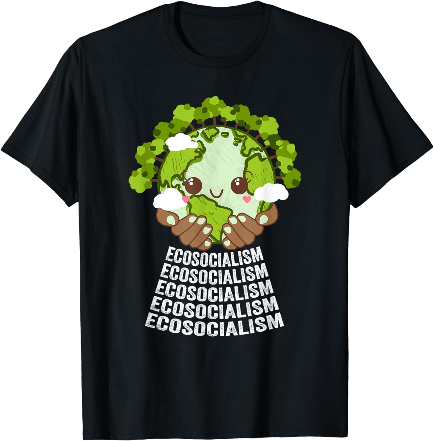 Ecosocialism Camping Nature Lover Camper Pro Environment T-Shirt ...