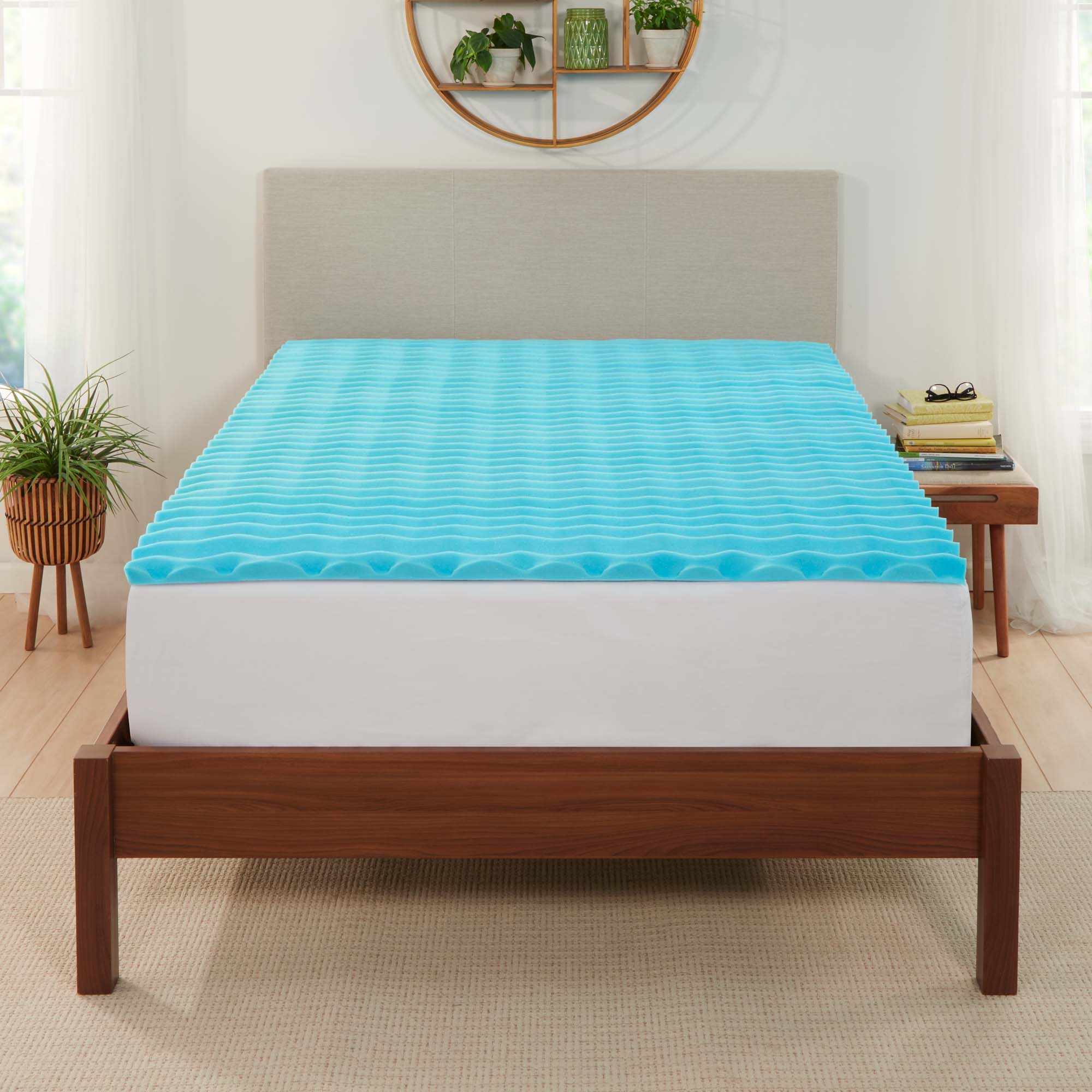 Ecossentials 1.5" Memory Foam Mattress Topper Full - Walmart.com