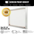 Ecotex® Aluminum Frame Screens For Screen Printing 20" x 24" - 155 ...