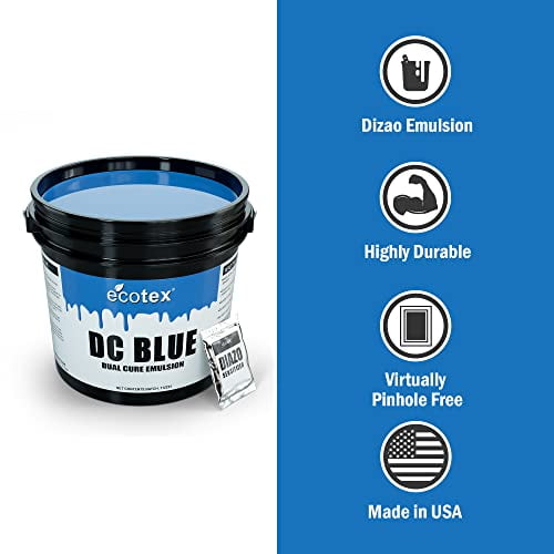 Ecotex® DC Blue Screen Printing Emulsion (Quart - 32 oz.) Diazo ...