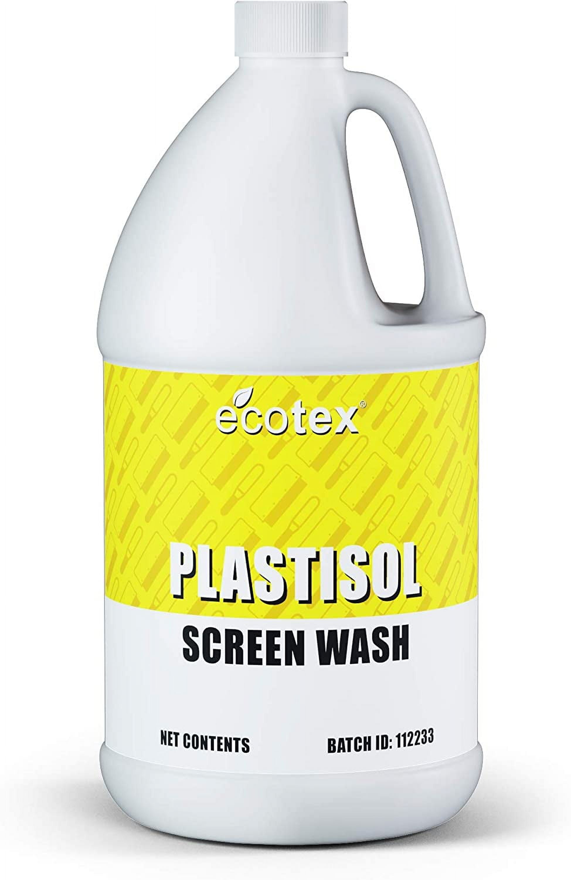 Ecotex Plastisol Screen Wash (Gallon-128oz) For Use in Sink and on ...