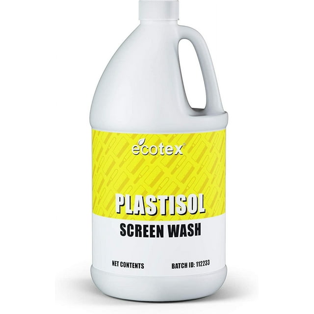 Ecotex Plastisol Screen Wash (Gallon-128oz) For Use in Sink and on ...