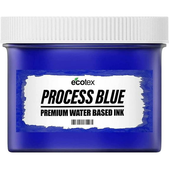 Ecotex Process Blue Water Based Discharge Ink for Screen Printing Non Phthalate Formula for ...
