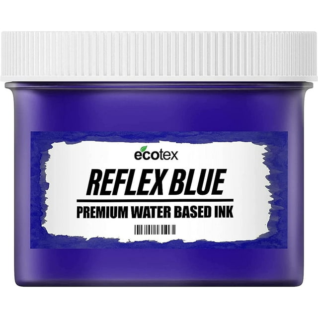 Ecotex Reflex Blue Water Based Screen Printing Ink - Block Printing Ink ...
