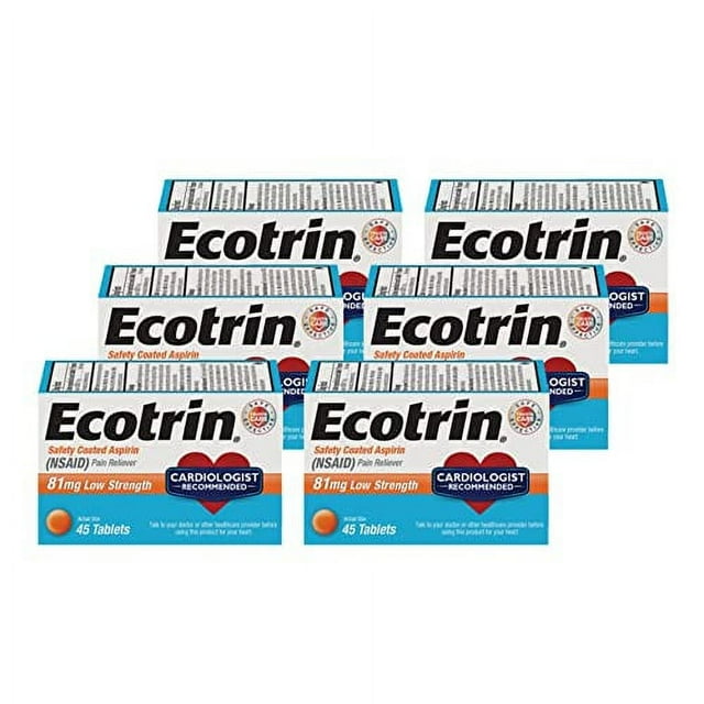 Ecotrin Low Strength Aspirin .. , #1 Cardiologist Recommended, .. 81mg ...