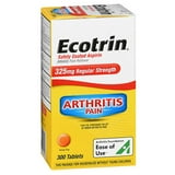 Ecotrin Regular Strength Safety Coated Aspirin 325 mg - 300 Tablets HSA ...