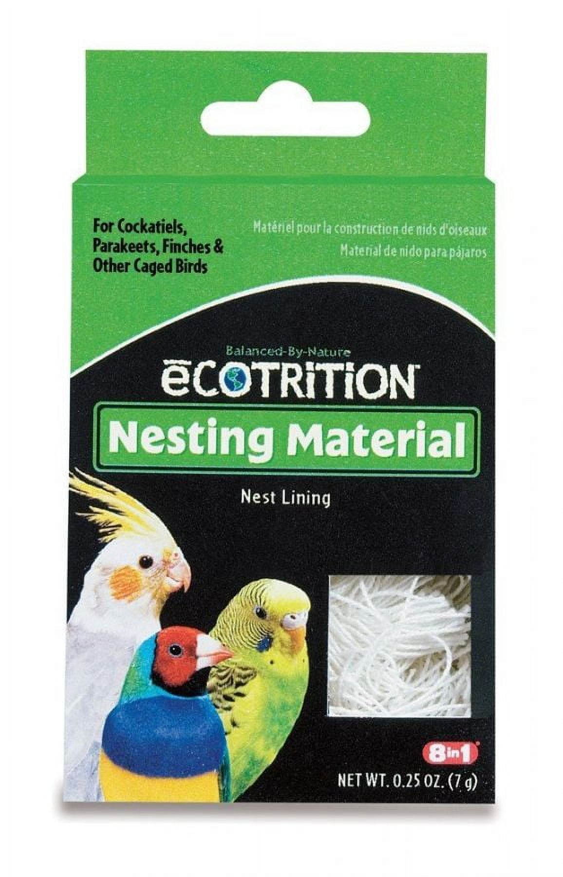 Ecotrition Nesting Material for Cockatiels Parakeets Finches - Walmart.com