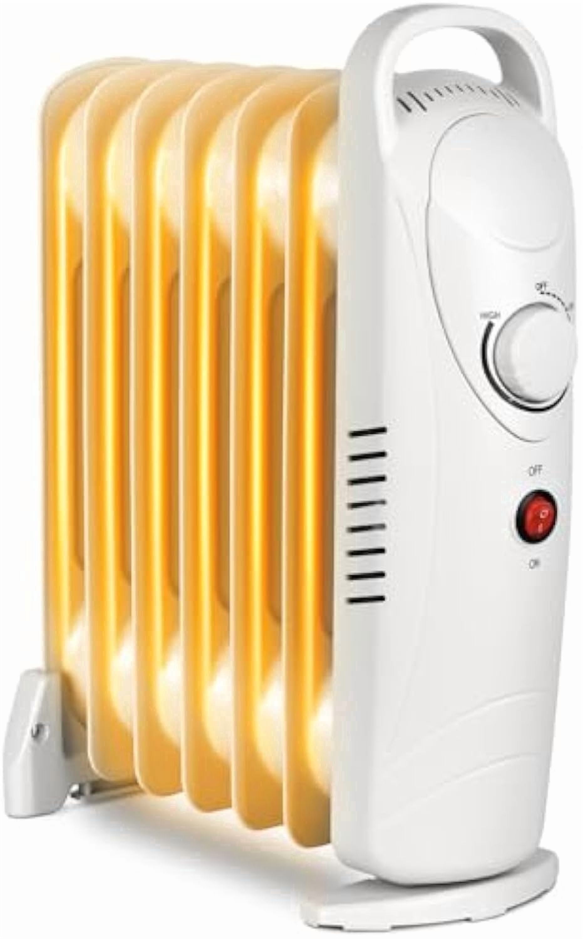 Ecotronic 700W Oil Filled Radiator Heater with Thermostat, Overheat ...