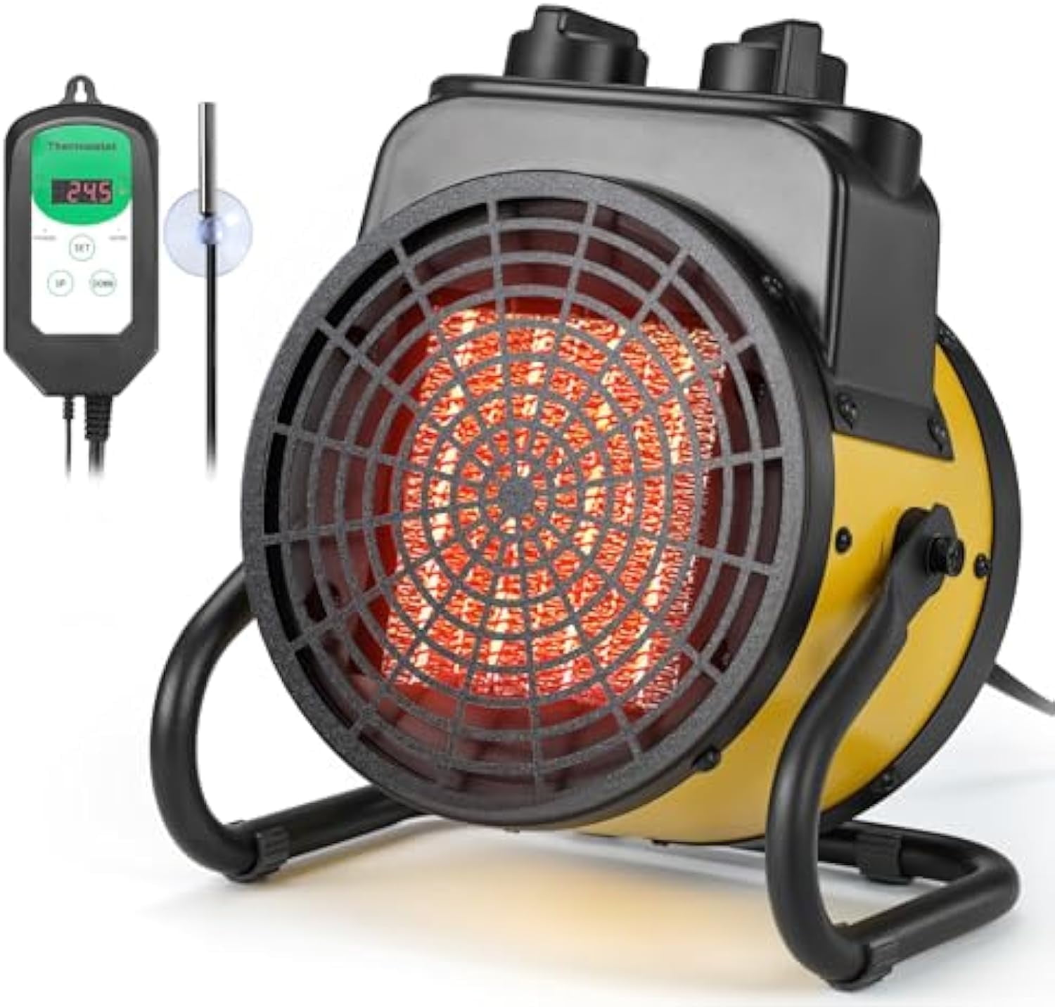 Ecotronic Airchoice Electrical 1500W Greenhouse Heater with Digital ...