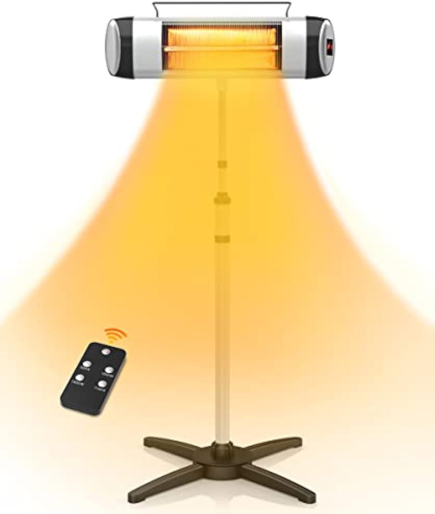 Ecotronic Patio Heater, Electric Infrared Heater with Remote Control ...