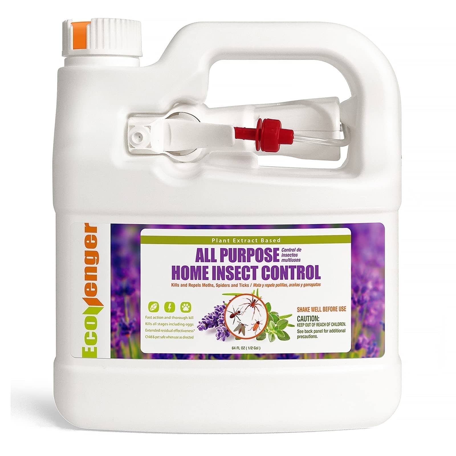 Ecovenger Indoor Pest Control, 1/2 Gallon, Kills Fleas, Flies, Gnats ...