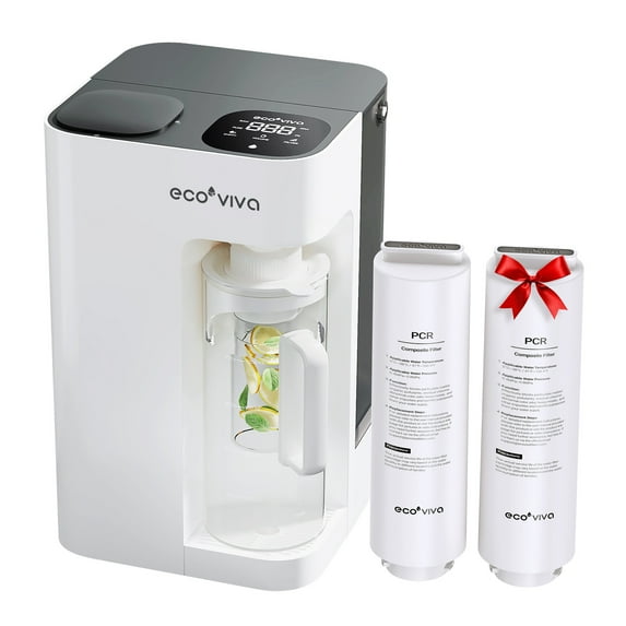 Ecoviva 5L WM3 Countertop Reverse Osmosis Water Filter System with ...