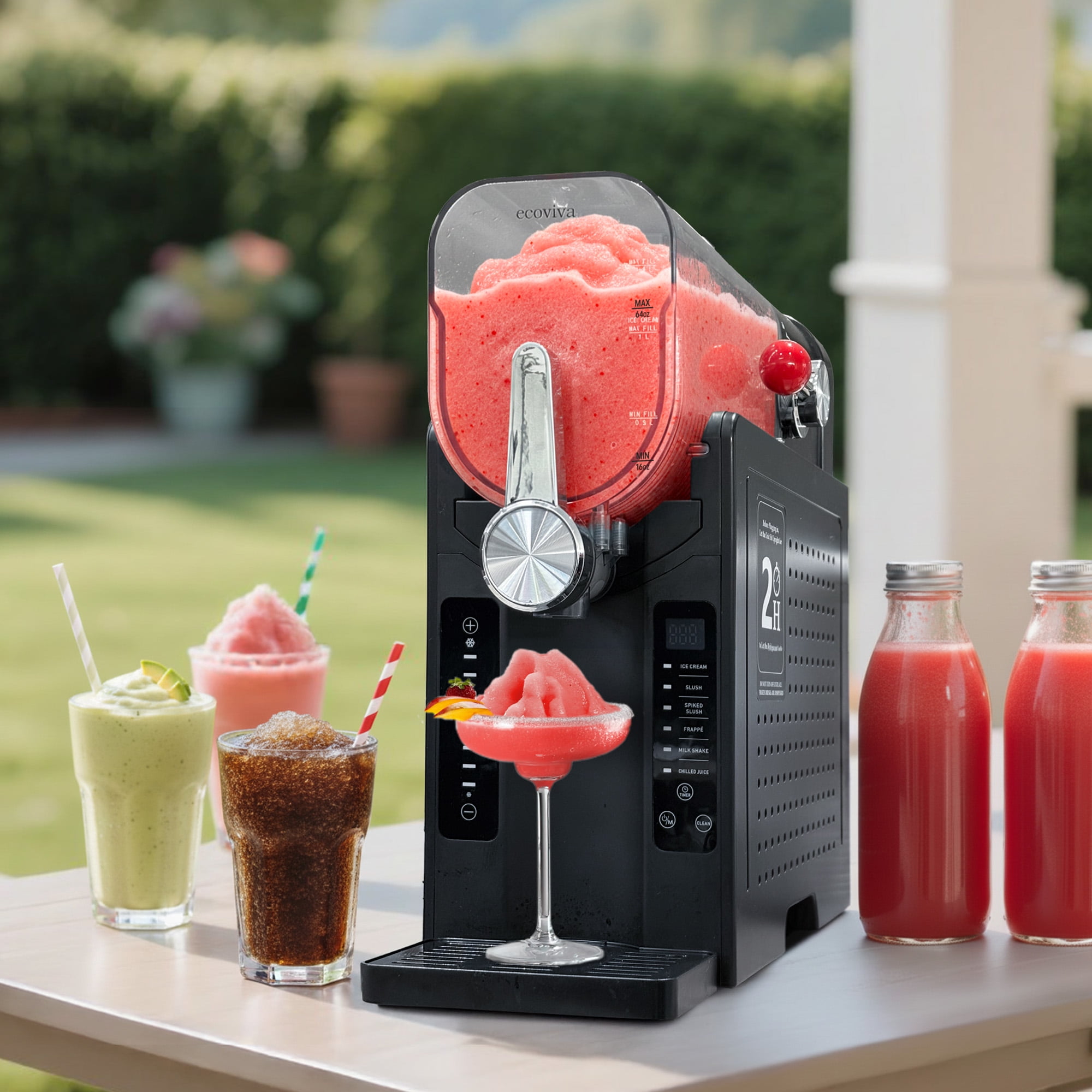 Ecoviva Cold Press Slow Juicer with Quiet Motor, Dual Feed Chute ...