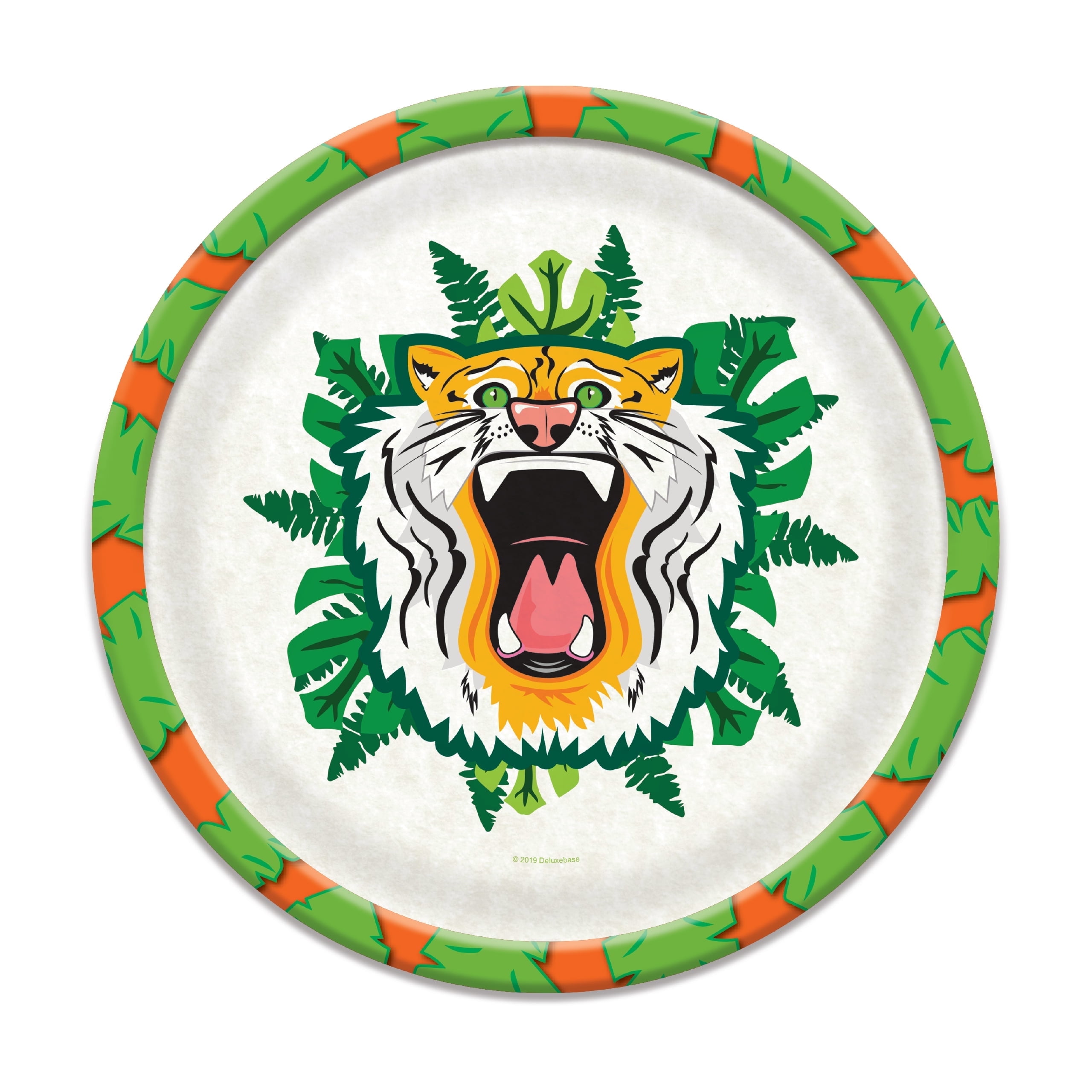 Ecoware Plate - Tiger from Deluxebase. Eco-Friendly Bamboo Animal Plate ...