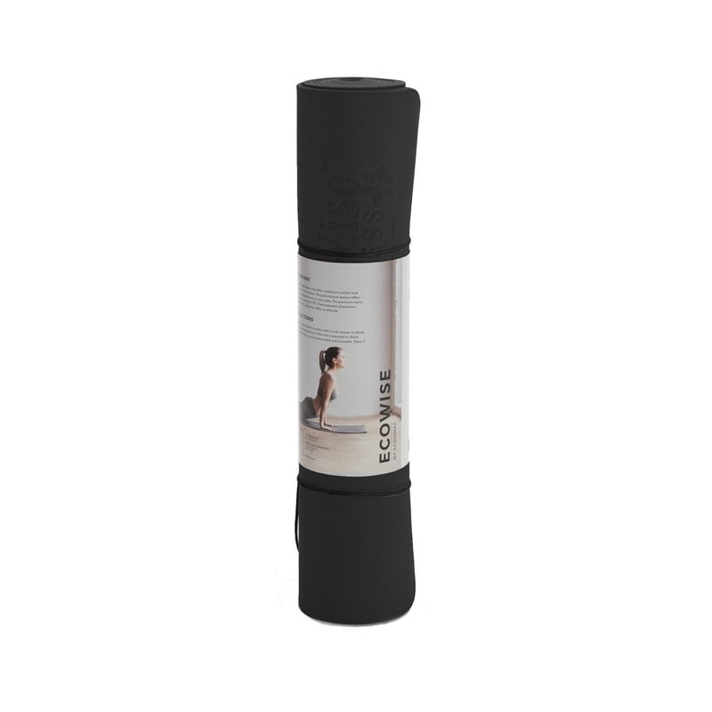 Ecowise Premium Yoga/Pilates Mat (Onyx) - Walmart.com