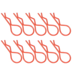 50 Pieces Universal RC Body Clips Car Clips Silver Stainless Steel R ...