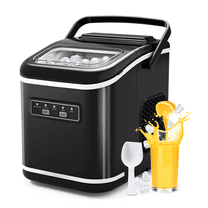 Ice Maker, Nugget Ice Machine Countertop with Basket, Scoop and ...
