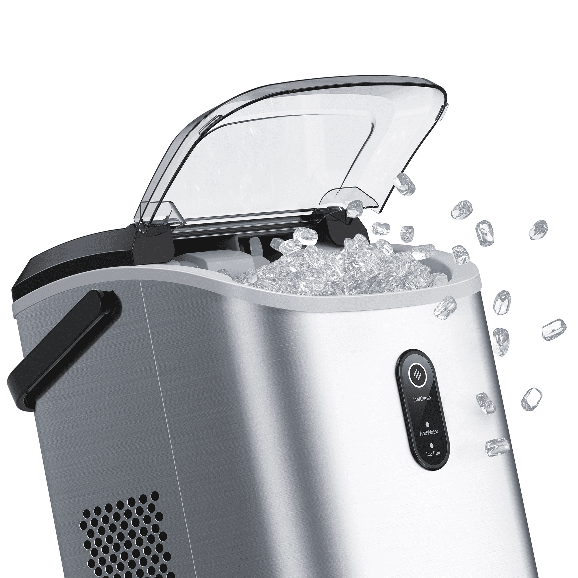 Ecozy Chillio Countertop Nugget Ice Maker, 33lbs/day, Self-Cleaning ...