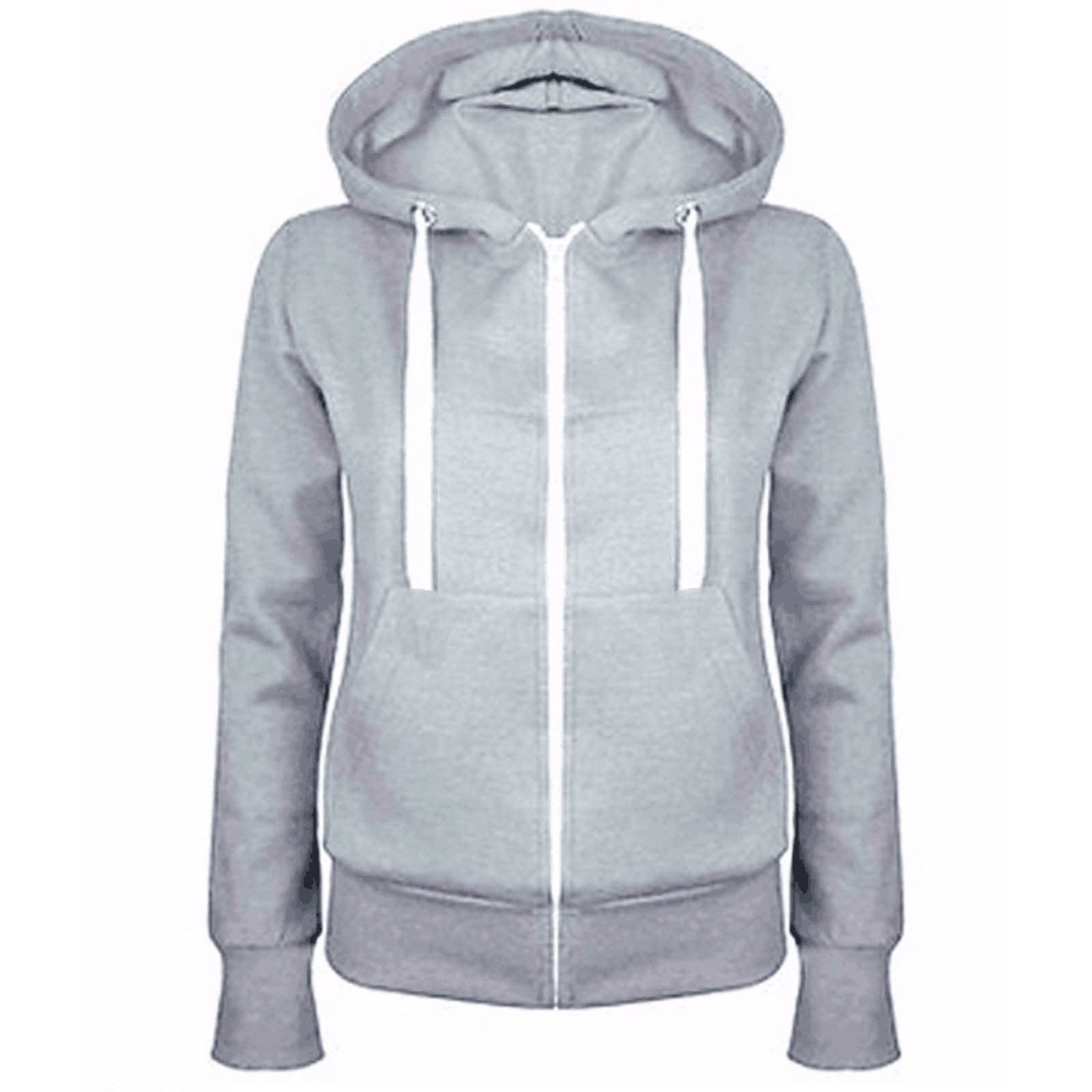 Ecqkame Lightweight Zip Up Hoodies for Women Fashion Women Casual ...
